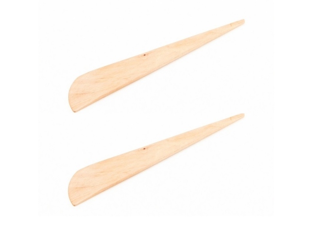 Apple Wood Butter Spatula (Set of 2) | ALEXCIOUS | Products | ALEXCIOUS
